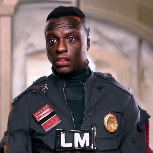 a still of ksi as simon phoenix in demolition man | Stable Diffusion ...