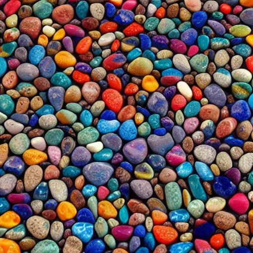 greek mosaic made of colorful pebbles depicting emma | Stable Diffusion ...