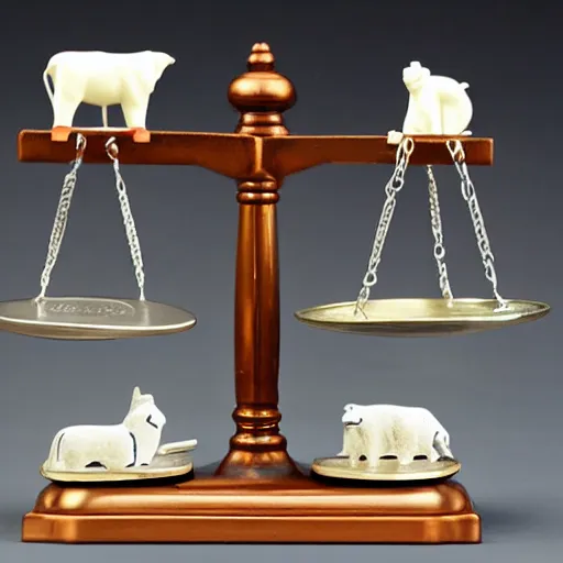 set of balance scales with weights, libra, weighing | Stable Diffusion ...