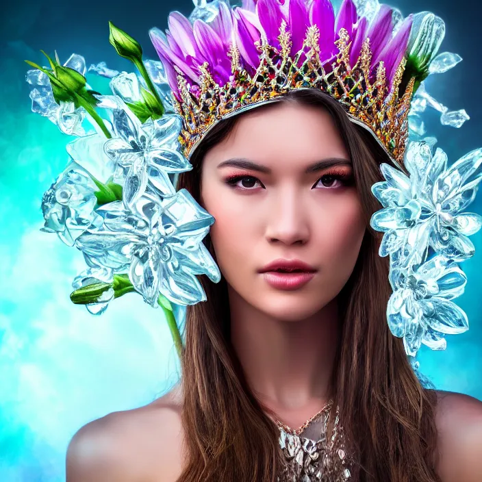 photo of a very beautiful!! flower queen warrior with | Stable ...