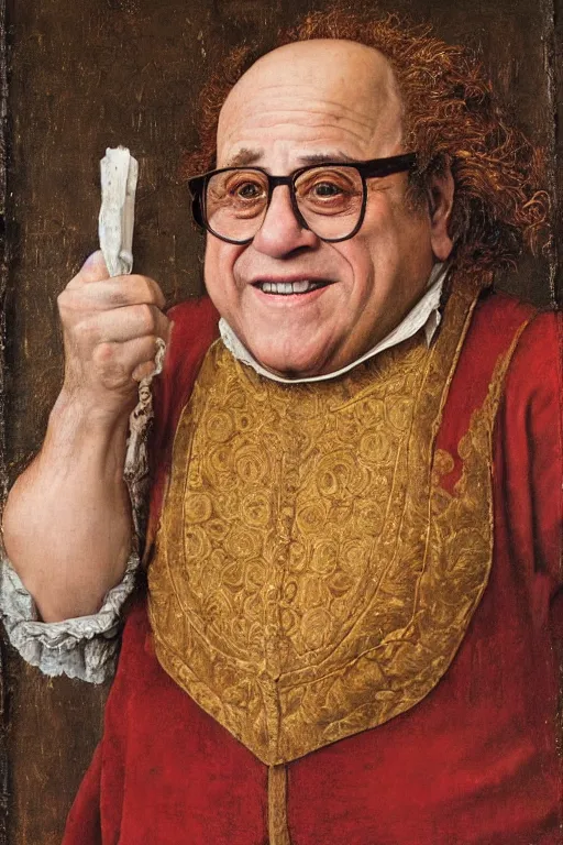 danny devito, renaissance 1 6 0 0 portrait of danny | Stable Diffusion