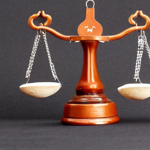 set of balance scales with weights, libra, weighing | Stable Diffusion ...