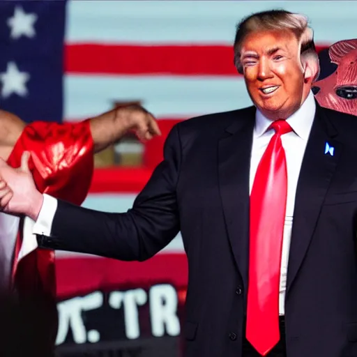 donald trump as a lucha libre wrestler | Stable Diffusion | OpenArt