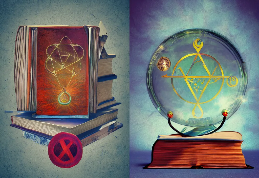 a book of Alchemical Symbolism, featured on | Stable Diffusion | OpenArt