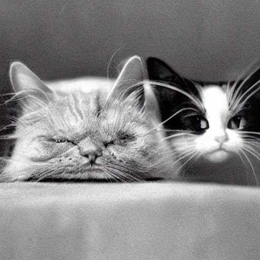 In quantum mechanics, Schrödinger's cat is a thought | Stable Diffusion ...