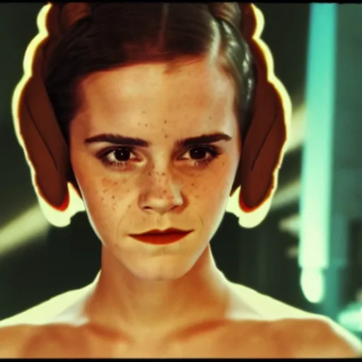 film still of emma watson as princess leia organa in | Stable Diffusion ...