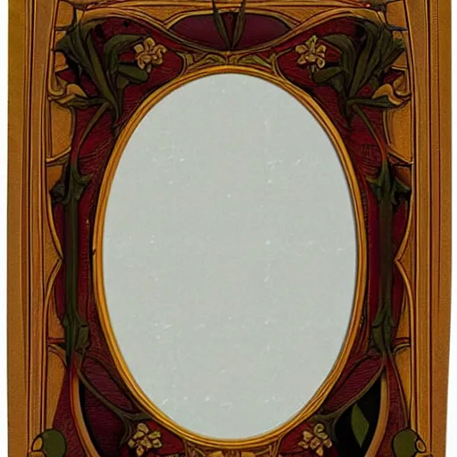 artnouveau frames and borders for artnouveau style | Stable Diffusion