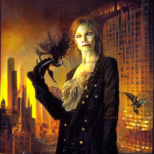 portrait of an urban vampire. by howard david johnson | Stable ...