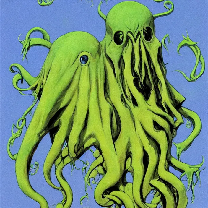 art by roger dean. cute cthulhu icon avatar | Stable Diffusion | OpenArt