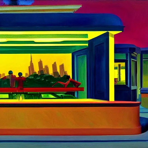 painting of an alien invasion apocalypse in the style | Stable Diffusion