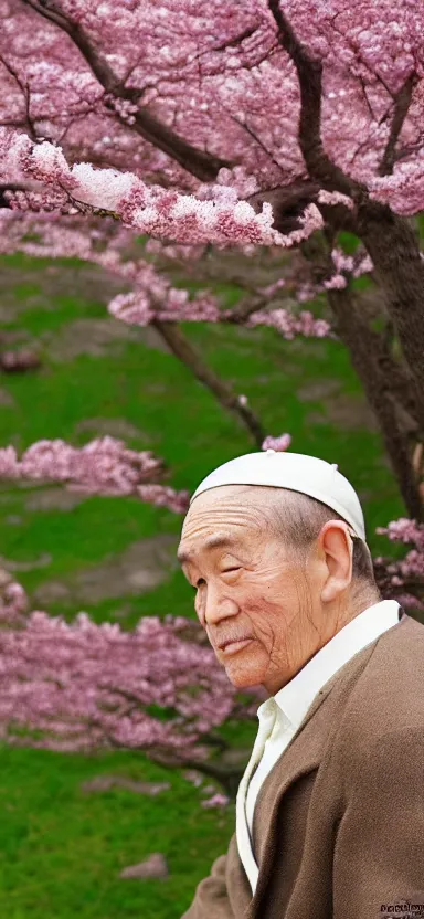 a portrait photo of popeye at a sakura tree, side | Stable Diffusion ...