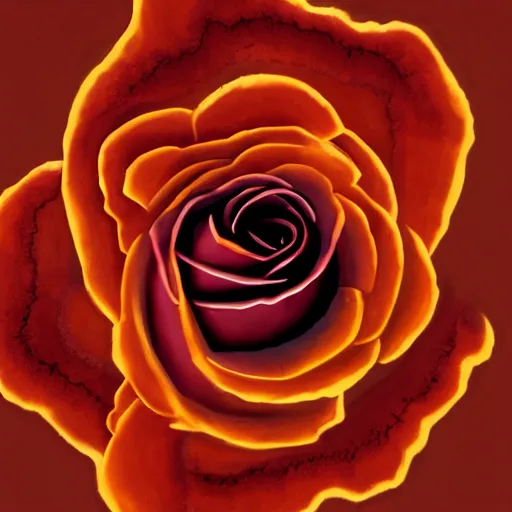 rose made of magma | Stable Diffusion | OpenArt