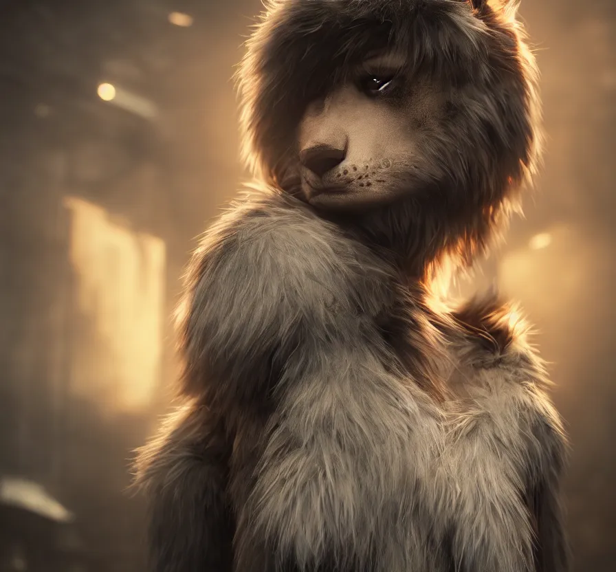 human with furry clothes, ue 5, ue 6, unreal engine 5, | Stable ...