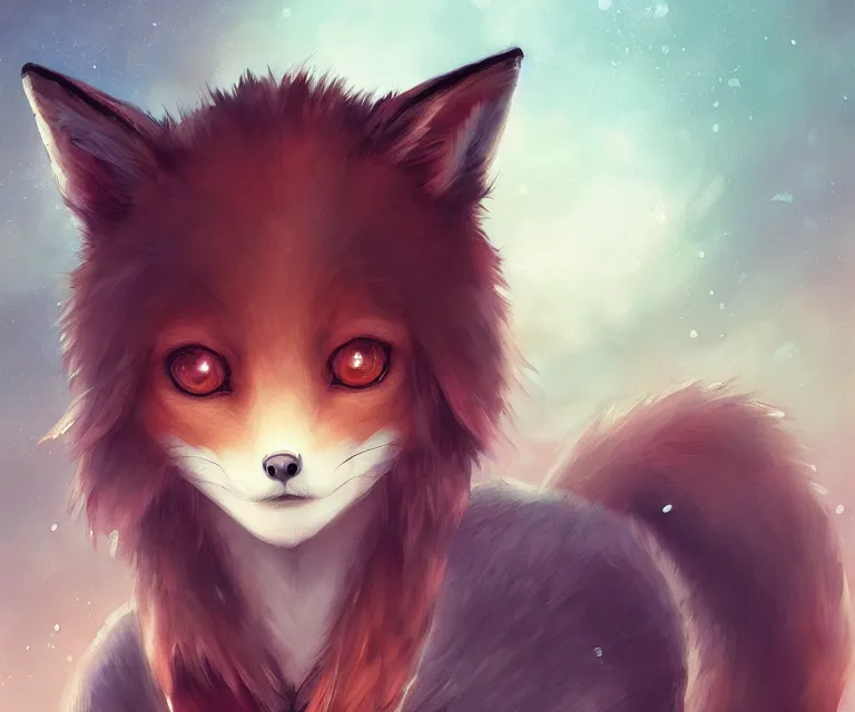 cute friendly fox in tokyo by charlie bowater and | Stable Diffusion ...