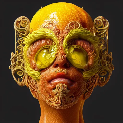 man made out of lemon skin, head is exploding into a | Stable Diffusion | OpenArt