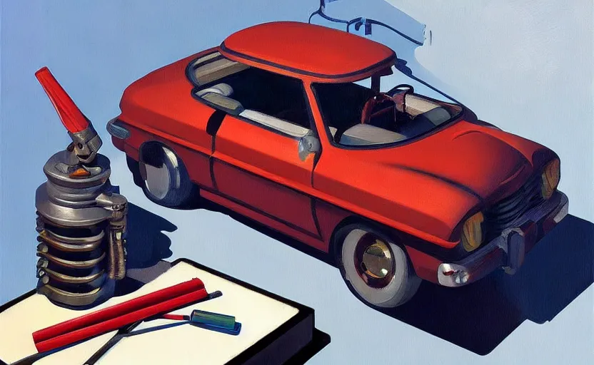 beautiful still life featuring Car engine , very | Stable Diffusion ...