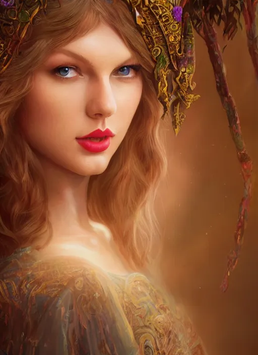 Beautiful art portrait of taylor swift as a fantasy | Stable Diffusion | OpenArt