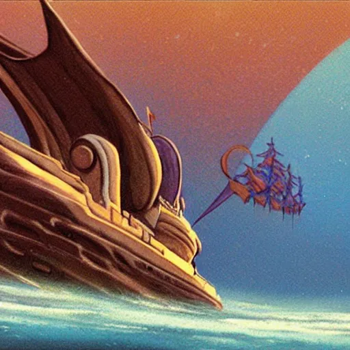 concept art for the ships in treasure planet ( 2 0 0 2 | Stable ...