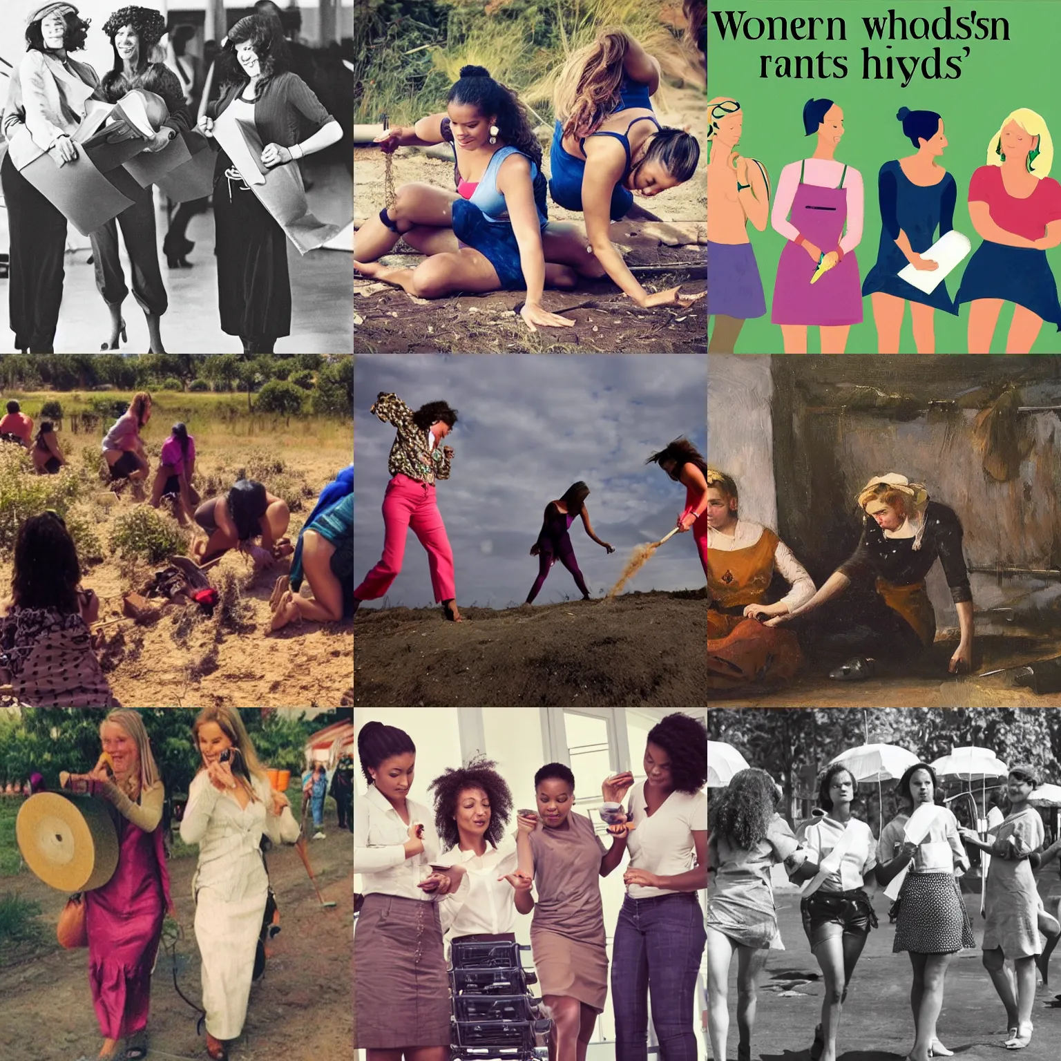 women doing what they do best | Stable Diffusion | OpenArt