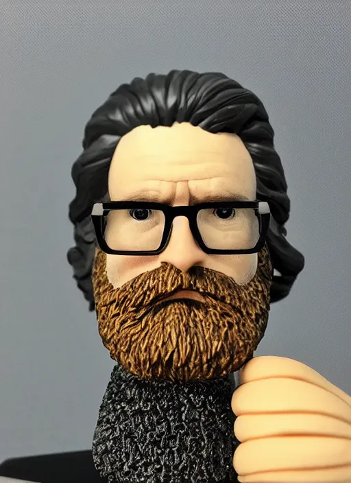 black series action figure of bearded charlie kaufman | Stable Diffusion | OpenArt