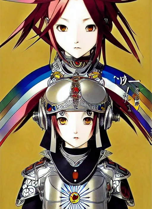 takashi murakami, ilya kuvshinov anime female knight | Stable Diffusion ...