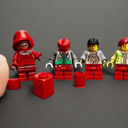 broken lego figures leaking blood | Stable Diffusion | OpenArt