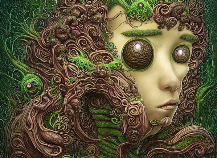 female eldritch goddess impisoned in a garden by naoto | Stable Diffusion | OpenArt