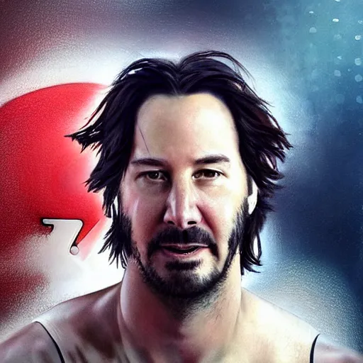 hyperrealistic mixed media image of Fat Keanu Reeves | Stable Diffusion ...