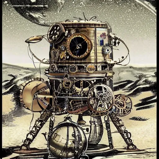 steampunk moon landing | Stable Diffusion | OpenArt