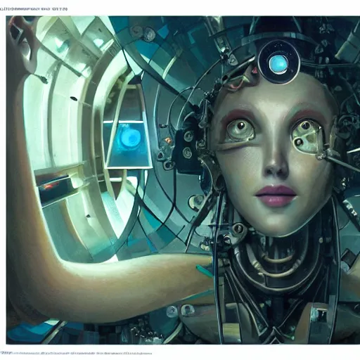 detailed face of a clockwork biomechanical woman, | Stable Diffusion ...