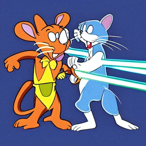 warner tom and jerry cartoon, fighting each other with | Stable ...
