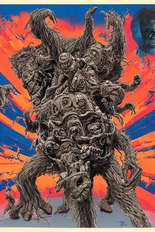 a hyper detailed the thing 1 9 8 2 movie poster with | Stable Diffusion ...