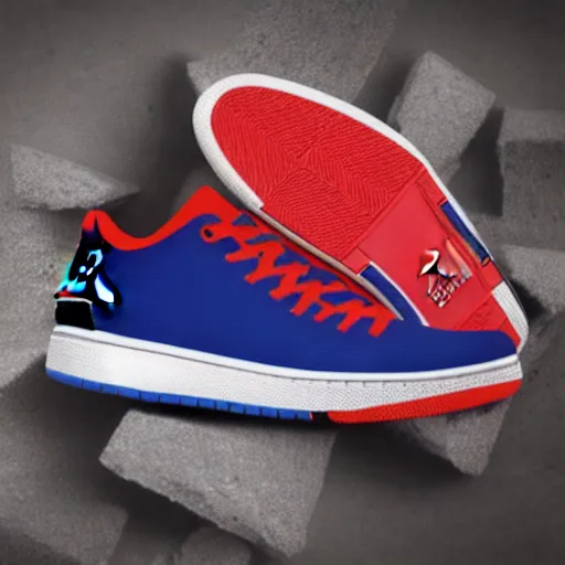 jordan sneakers based off captain america | Stable Diffusion | OpenArt