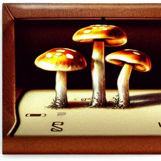 computer keyboard with mushrooms as keys, by jean - | Stable Diffusion | OpenArt