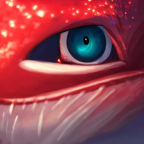 a close up image of a cute baby dragon, its eyes | Stable Diffusion ...