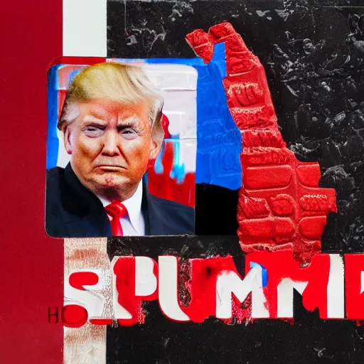 Donald Trump holding a supreme brick while dripped | Stable Diffusion ...