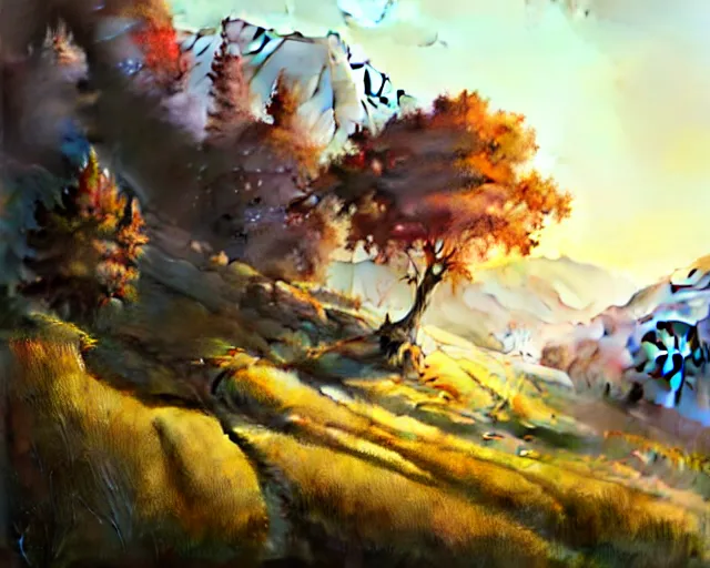 spring in the low - poly hills, diffuse lighting, | Stable Diffusion ...