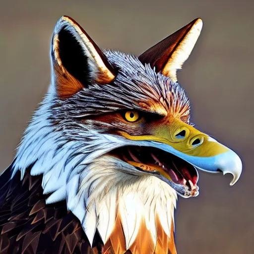 eagle fox hybrid screaming award winning photograph | Stable Diffusion | OpenArt