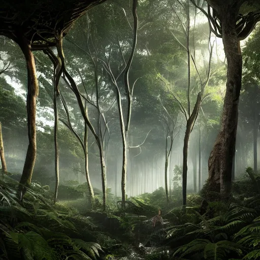 futuristic branching and vaulted canopy structure | Stable Diffusion | OpenArt