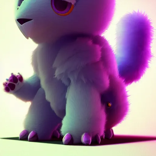 a fluffy digimon:: by beeple and James Gilleard and | Stable Diffusion ...