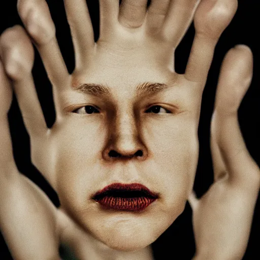 photograph of a face made of hands | Stable Diffusion | OpenArt