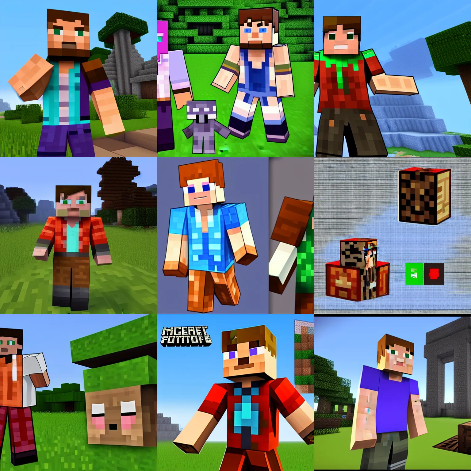 Minecraft Steve Skin As Fortnite Skin Stable Diffusion OpenArt