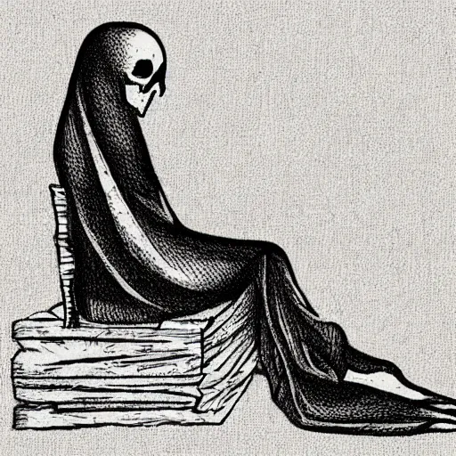 illustration of death made real | Stable Diffusion | OpenArt