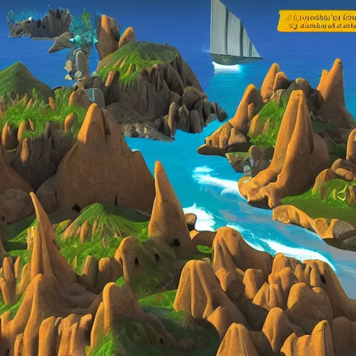 3D Atlantis the lost age video game by Microsoft | Stable Diffusion ...