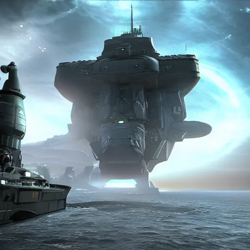 alien battleship fighting the earth, award winning, | Stable Diffusion | OpenArt