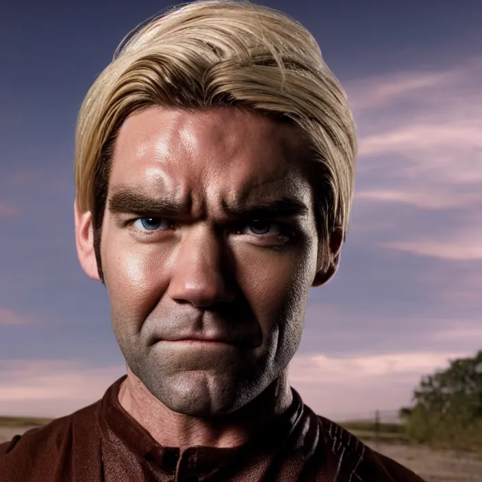 portrait of boy antony starr as homelander from the | Stable Diffusion ...