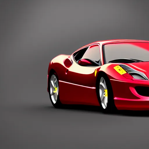 chiaroscuro ferrari, digital art, 3 d illustration | Stable Diffusion