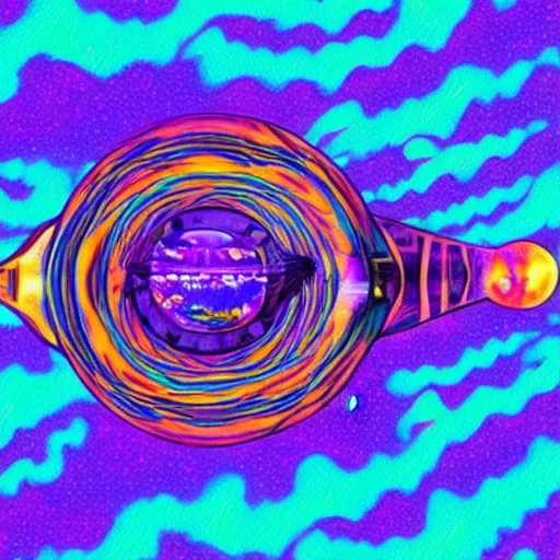 trippy lsd themed galactic orca swimming in outer space | Stable ...