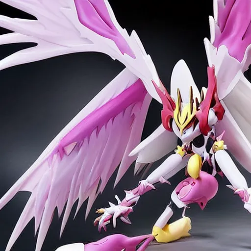 live action digimon battle between angewomon and | Stable Diffusion ...