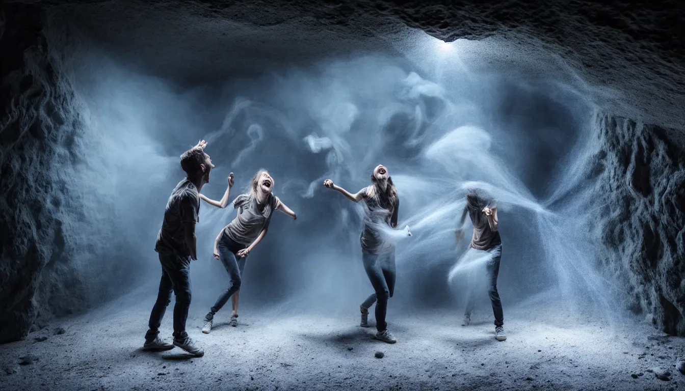 hyper realistic photo of the interior dark cave, a | Stable Diffusion ...